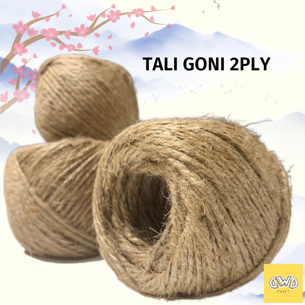 Jual Tali Rami / Tali Goni 2 Ply Per Gulung | Shopee Indonesia