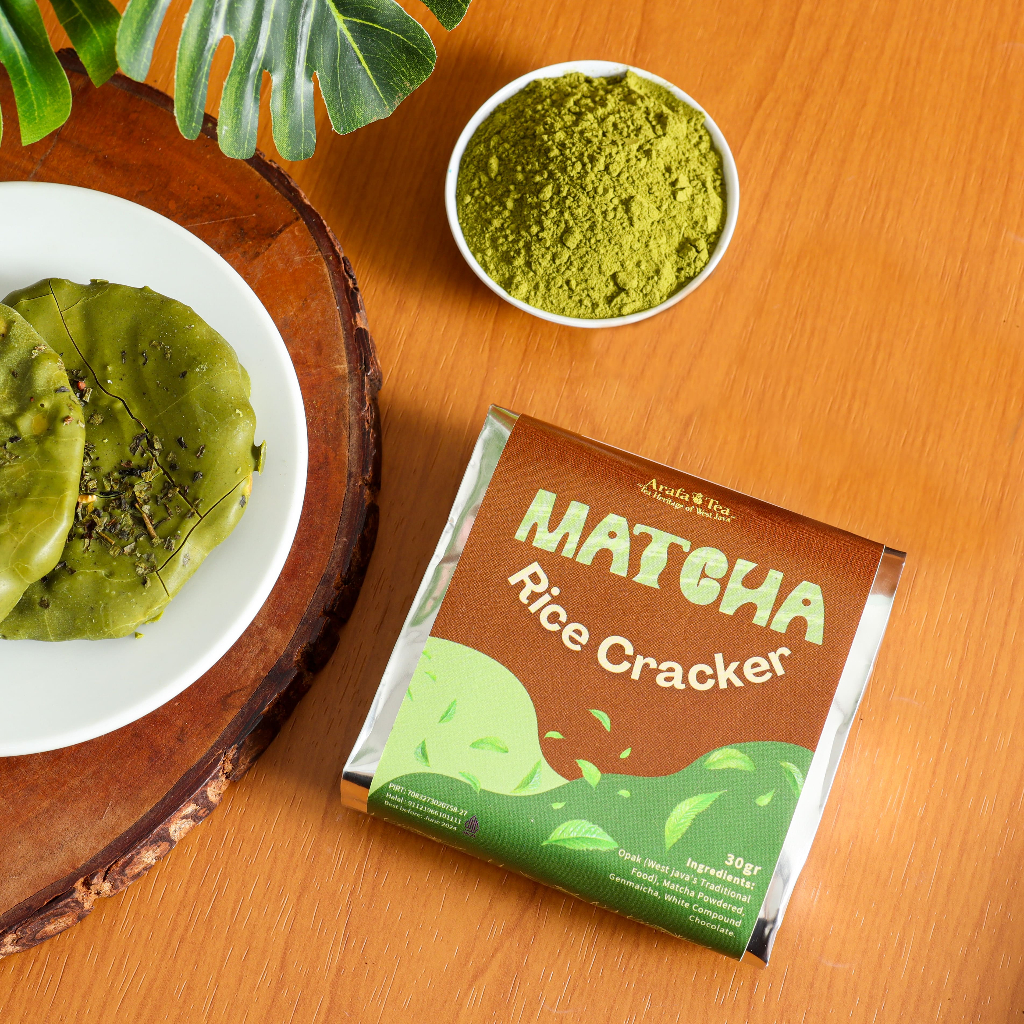 Jual MATCHA RICE CRACKER, MATCHA COOKIES, KUE MATCHA | by Arafatea ...