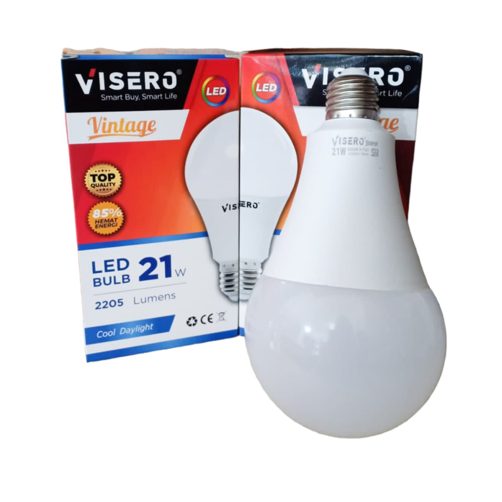 Jual Lampu LED Bulb 21W VISERO VINTAGE Lampu Cahaya Putih 21 Watt | Shopee Indonesia