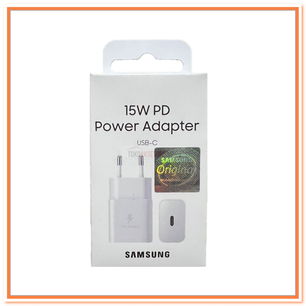 Jual Samsung 15W PD Power Adapter Usb C Fast Charging Adaptor Charger ...