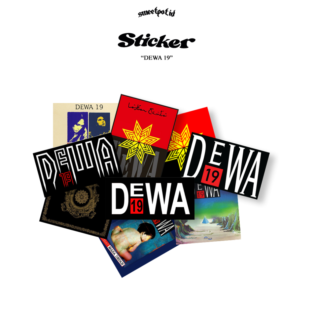 Jual (BISA COD) STICKER DEWA 19 EDITION / ARI LASSO / AHMAD DHANI ...