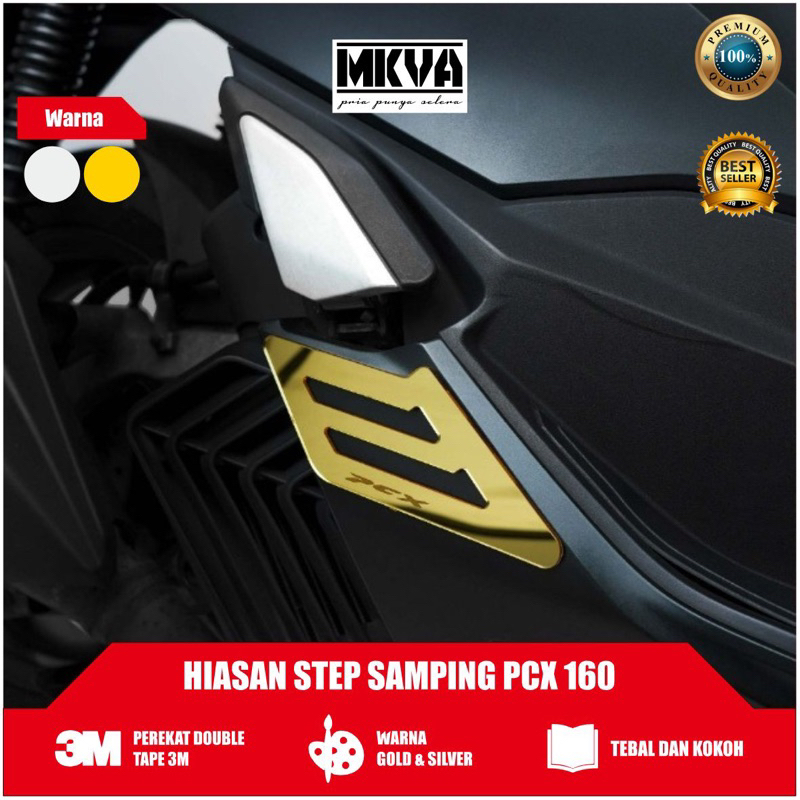 Jual HIASAN SISI SAMPING STEP PCX 160 VARIASI STEP MOTOR YAMAHA PCX ...