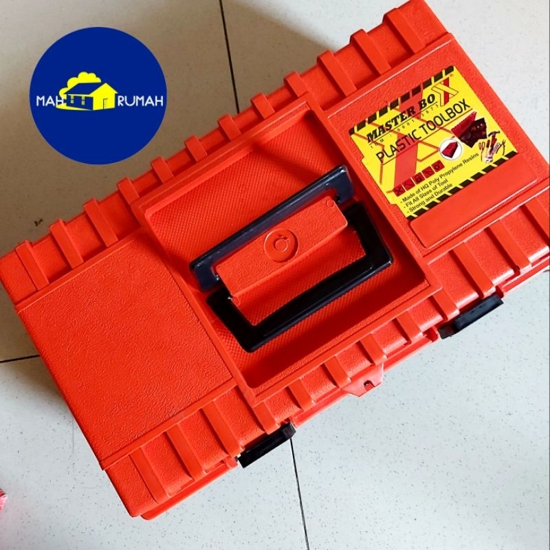 Jual TOOLBOX Tool Box Kotak Alat Perkakas Plastik PVC - MASTERBOX 15 inch 15" 15in | Shopee ...