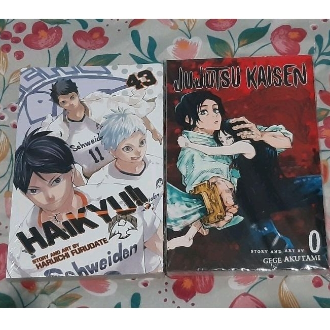 Jual Haikyuu Vol.43 / Jujutsu Kaisen Vol.0 Manga English Version ...
