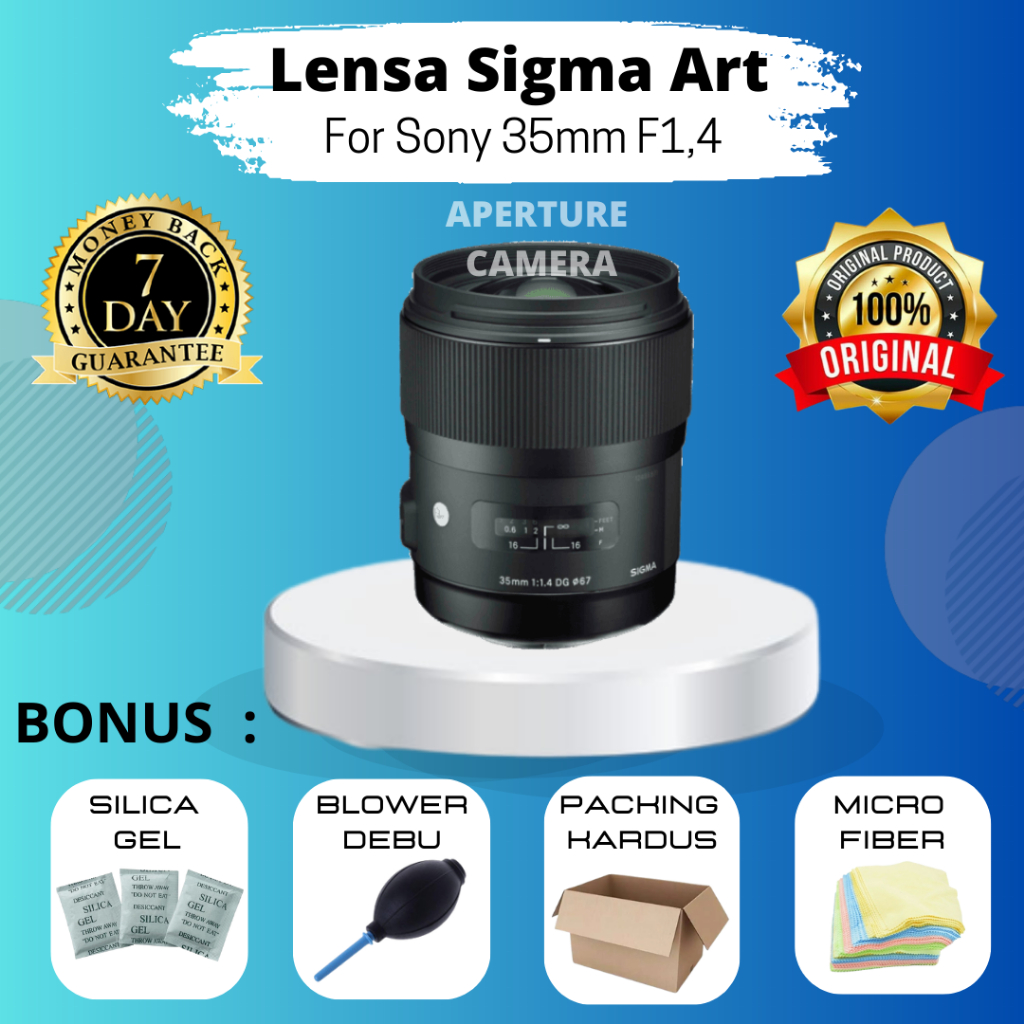 Jual LENSA SIGMA ART 35MM F1.4 DG FOR SONY MULUSSS SEPERTI BARU MURAH ...