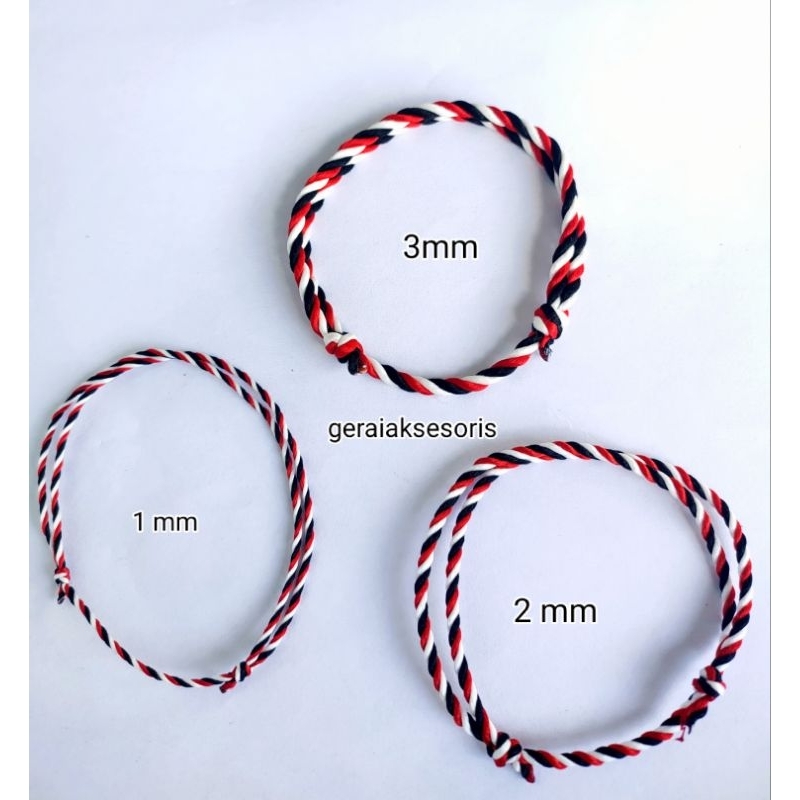 Jual Gelang Tridatu bali Polos (1mm/2mm/3mm) | Shopee Indonesia