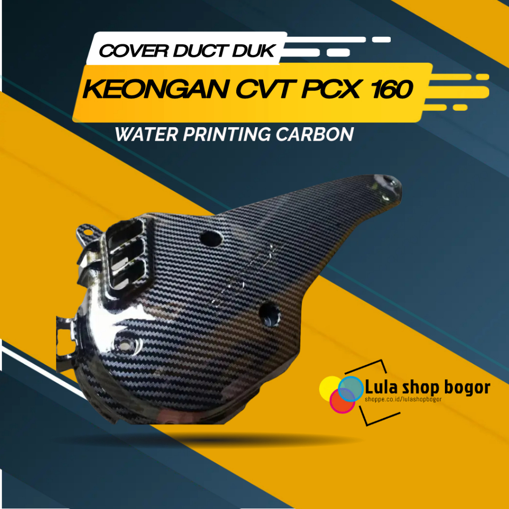 Jual COVER DUCT DUK PCX 160 NEW CARBON / KEONGAN CVT PCX 160 NEW KARBON ...