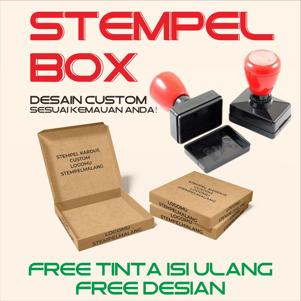 Jual STEMPEL JUMBO CUSTOM 𝐆𝐑Ꭺ𝚻𝐈𝐒 𝚻𝐈𝐍𝚻Ꭺ & 𝐃𝐄𝐒Ꭺ𝐈𝐍 , STAMPEL KARDUS 2 ...