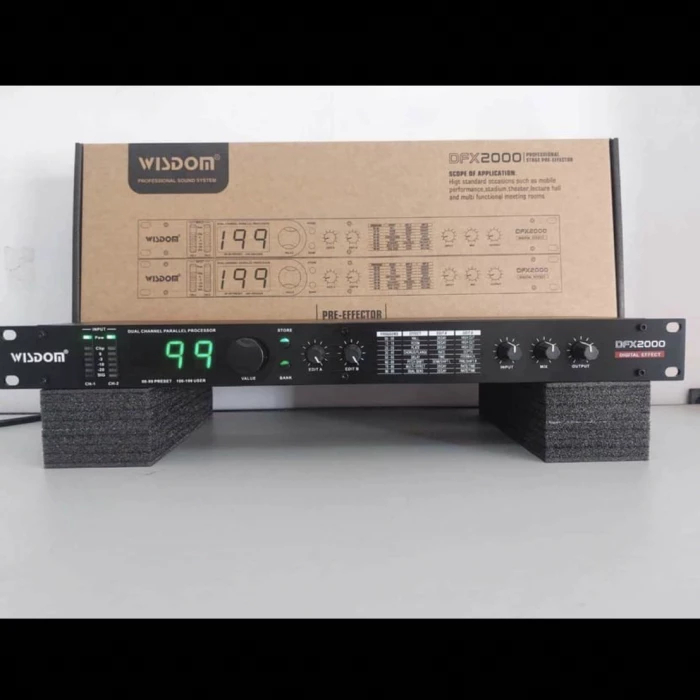 Jual Effect Vocal Wisdom DFX-2000 Wisdom DFX2000 Digital Vocal ...