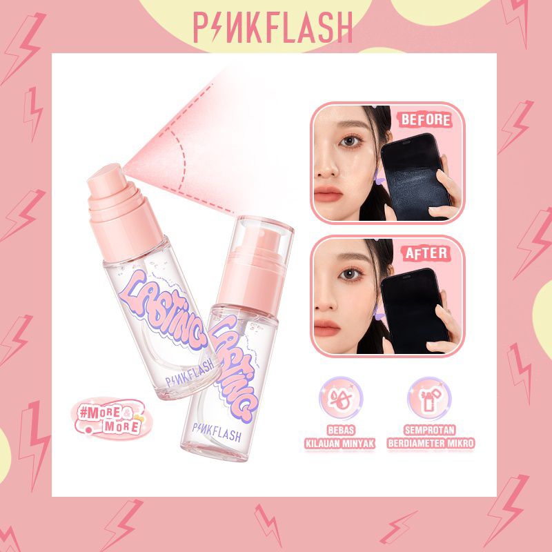 Jual PINKFLASH Double Fixing Setting Spray #dz (#PF-F10) | Shopee Indonesia