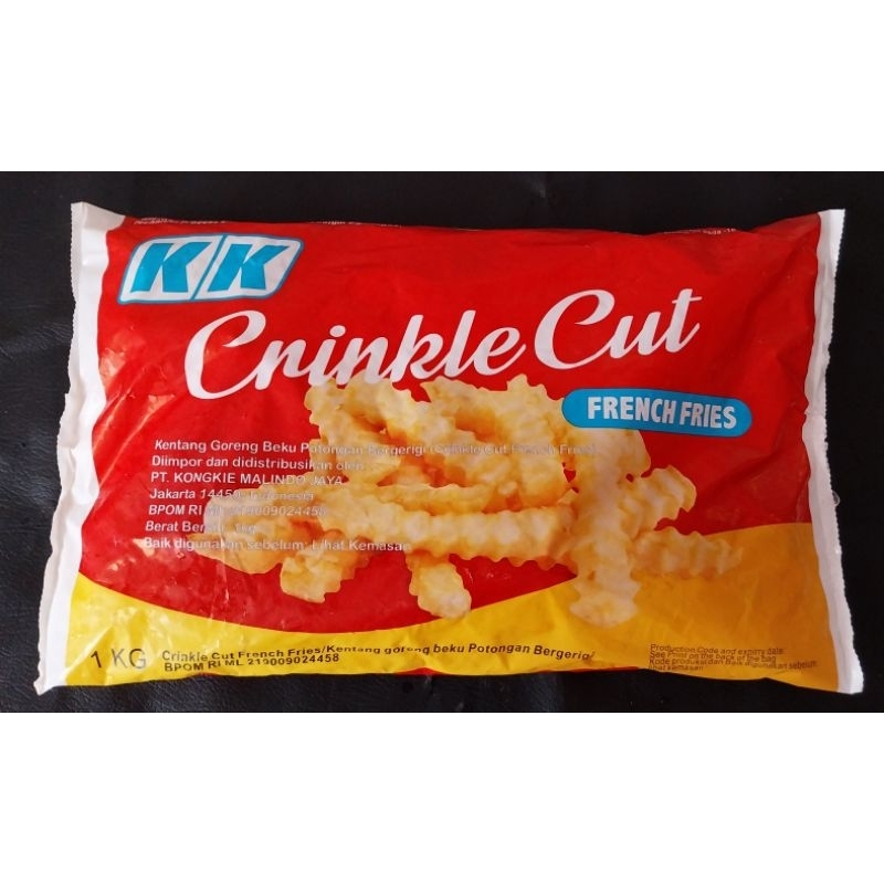 Jual KK French Fries Crinkle Cut 1 kg | Shopee Indonesia