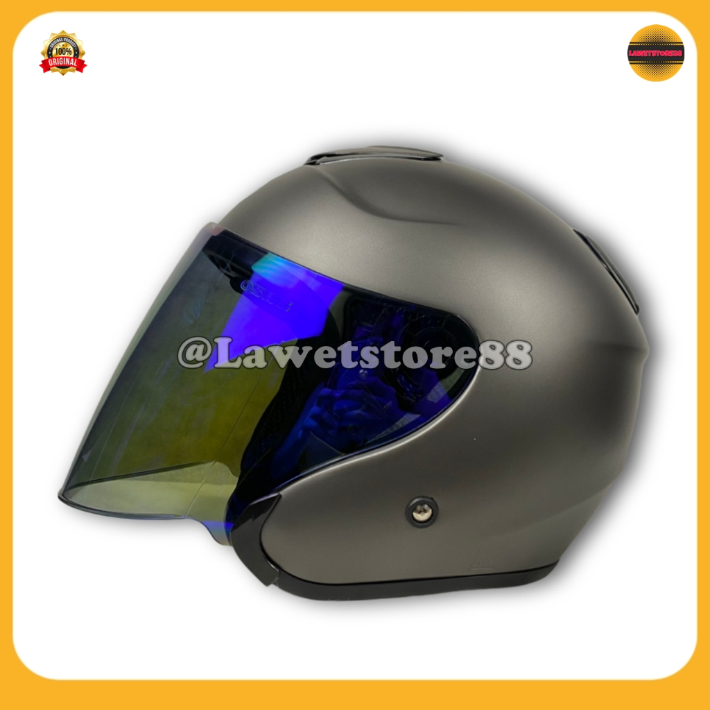 Jual Helm Sepeda Motor Half Face Priest Kyoto Solid Whitte Black Pink ...