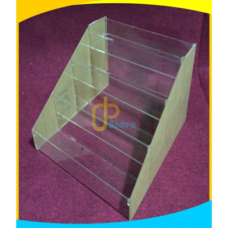 Jual Rak Kutek Akrilik/Rack Display Acrylic | Shopee Indonesia