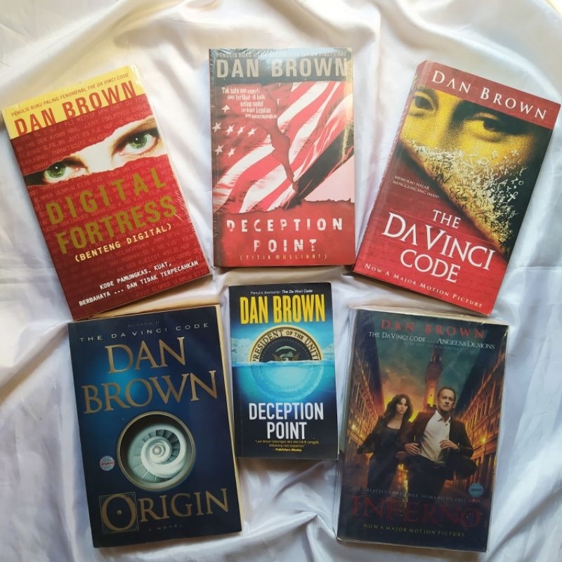 Jual (Satuan) NOVEL DAN BROWN ORIGINAL (Angels & Demons, Inferno, Digital Fortress, The Da Vinci ...