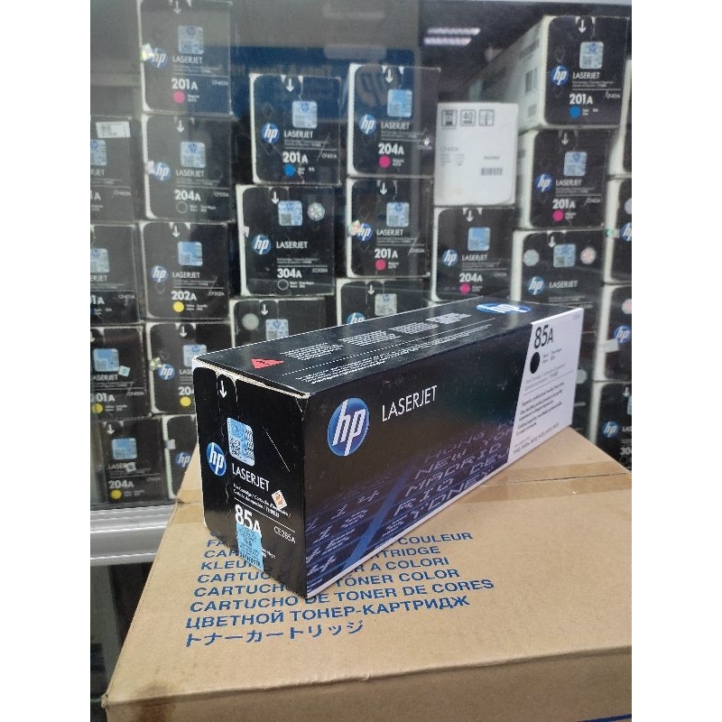 Jual Hp 85a Black Laserjet Toner Catridge Original ( ce285a ) | Shopee ...