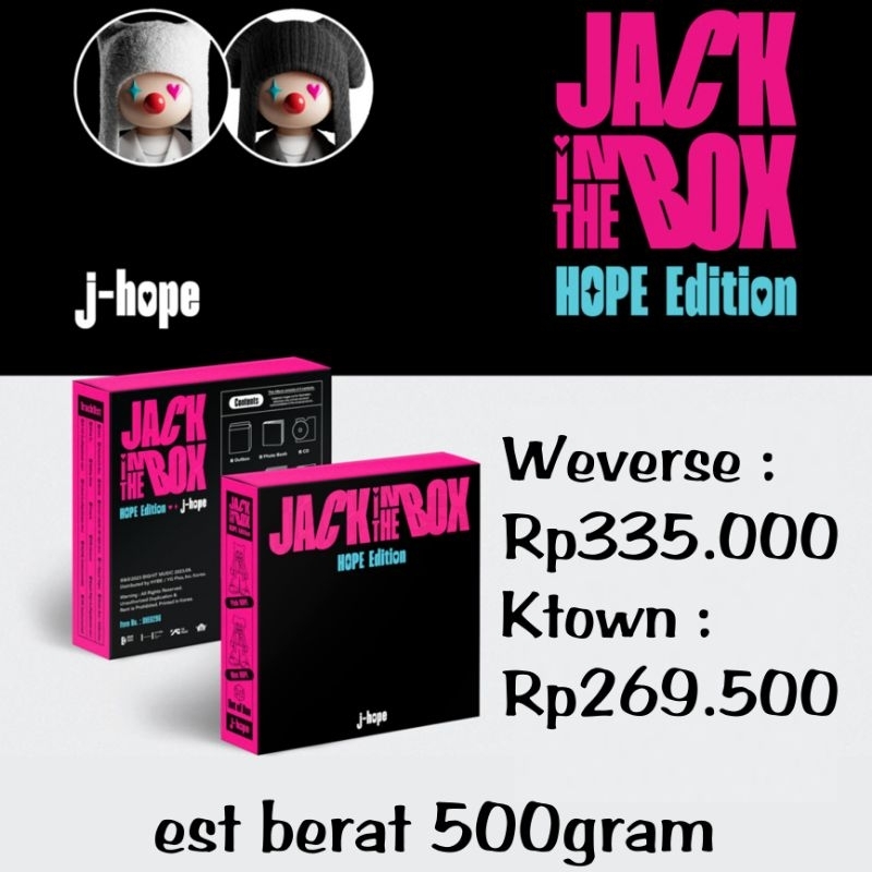 Jual j-hope - [Jack In The Box] (HOPE Edition) | Shopee Indonesia