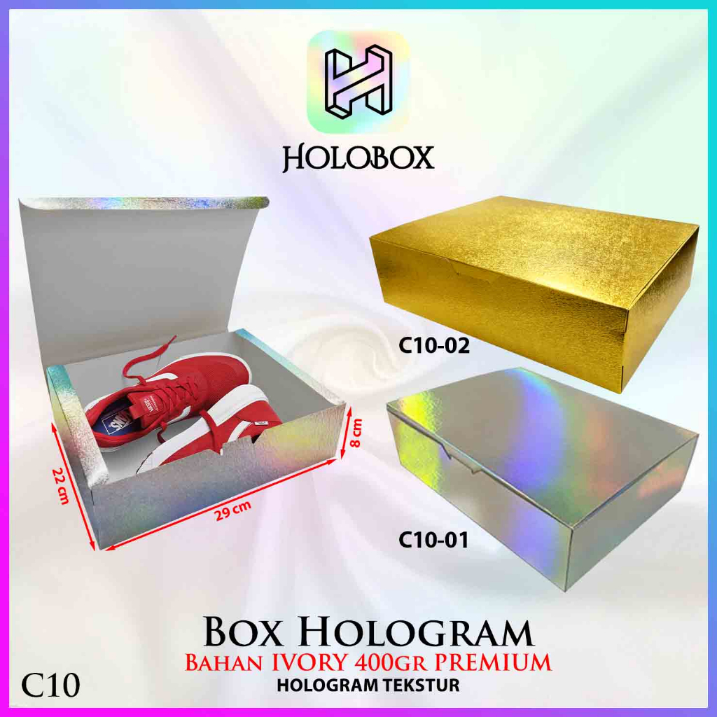 Jual Kotak Box Kado / Aesthetic Box / Box Hologram / Gift Box / Kotak ...