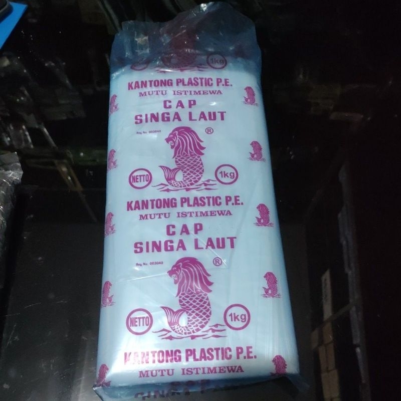 Jual kantong plastik PE Singa Laut/Raja Laut (plastik es / gula) isi 1 ...