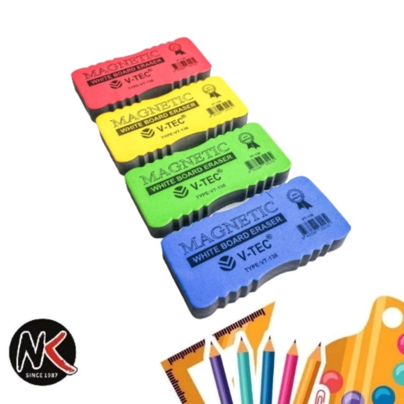 Jual Penghapus/Eraser White Board/Whiteboard/Papan Tulis Magnet V-TEC ...