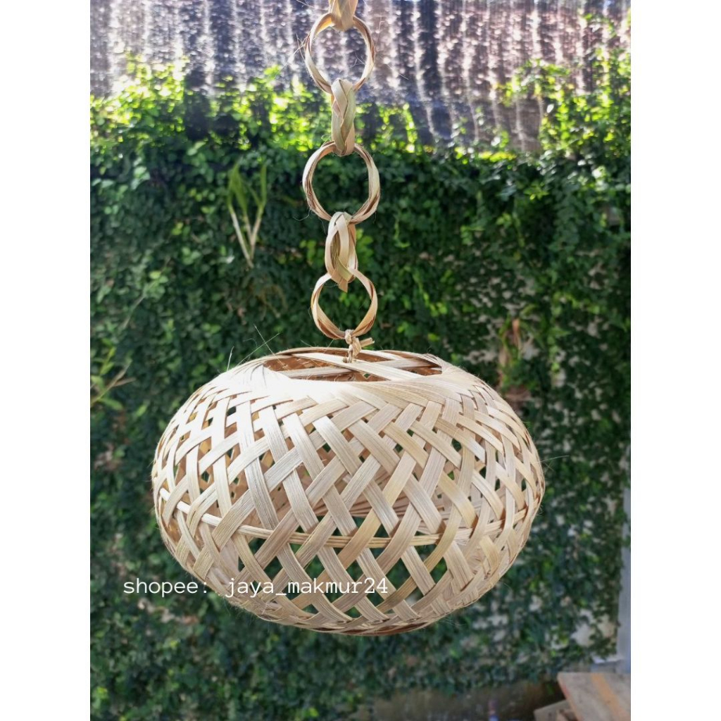 Jual kap lampu gantung cafe / lampion gantung / kap lampu bulat ...
