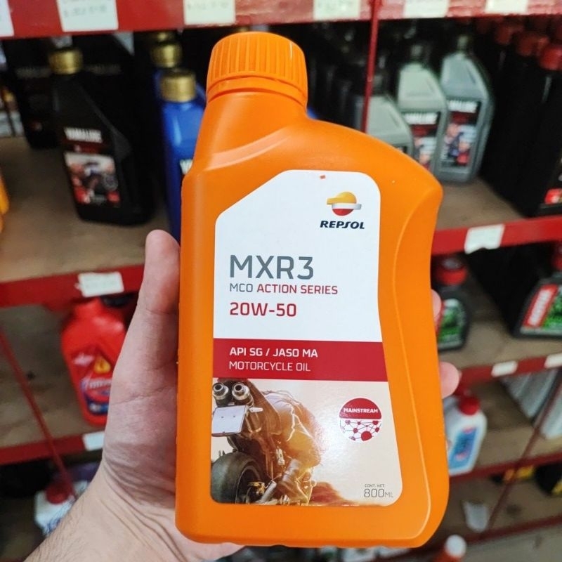 Jual Oli Repsol 0,8L Sae 20W 50 4T 800ml 1000ML 1L Sport Vixion CB150 ...