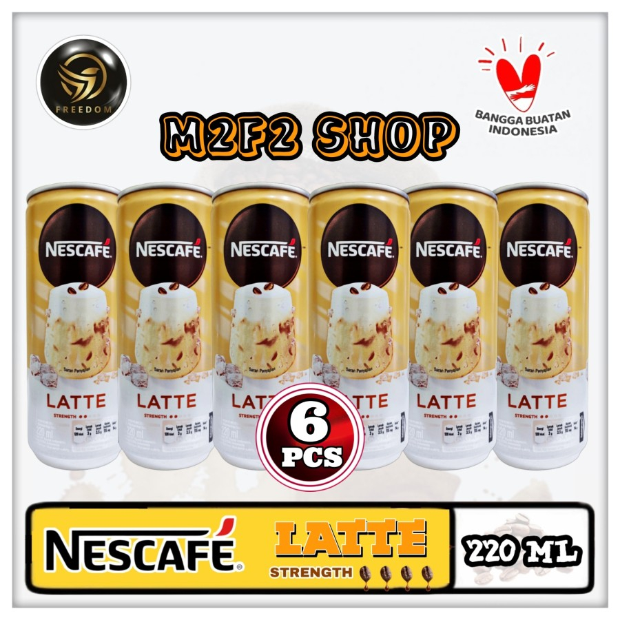 Jual Kopi Nescafe Ala Cafe Latte Kaleng | Can - 220 ml (Kemasan 6 Pcs ...