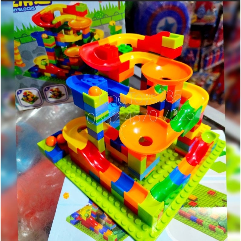 Jual Mainan Anak Bola Gelinding Lintasan Guli Bergulir Edukasi Motorik ...