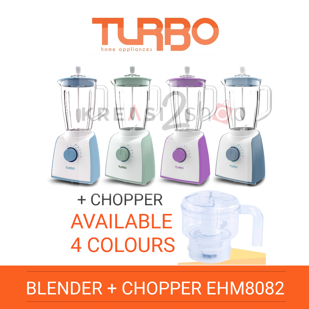 Jual Turbo Blender Plastik With Chopper EHM8082 Original Tersedia 4 ...