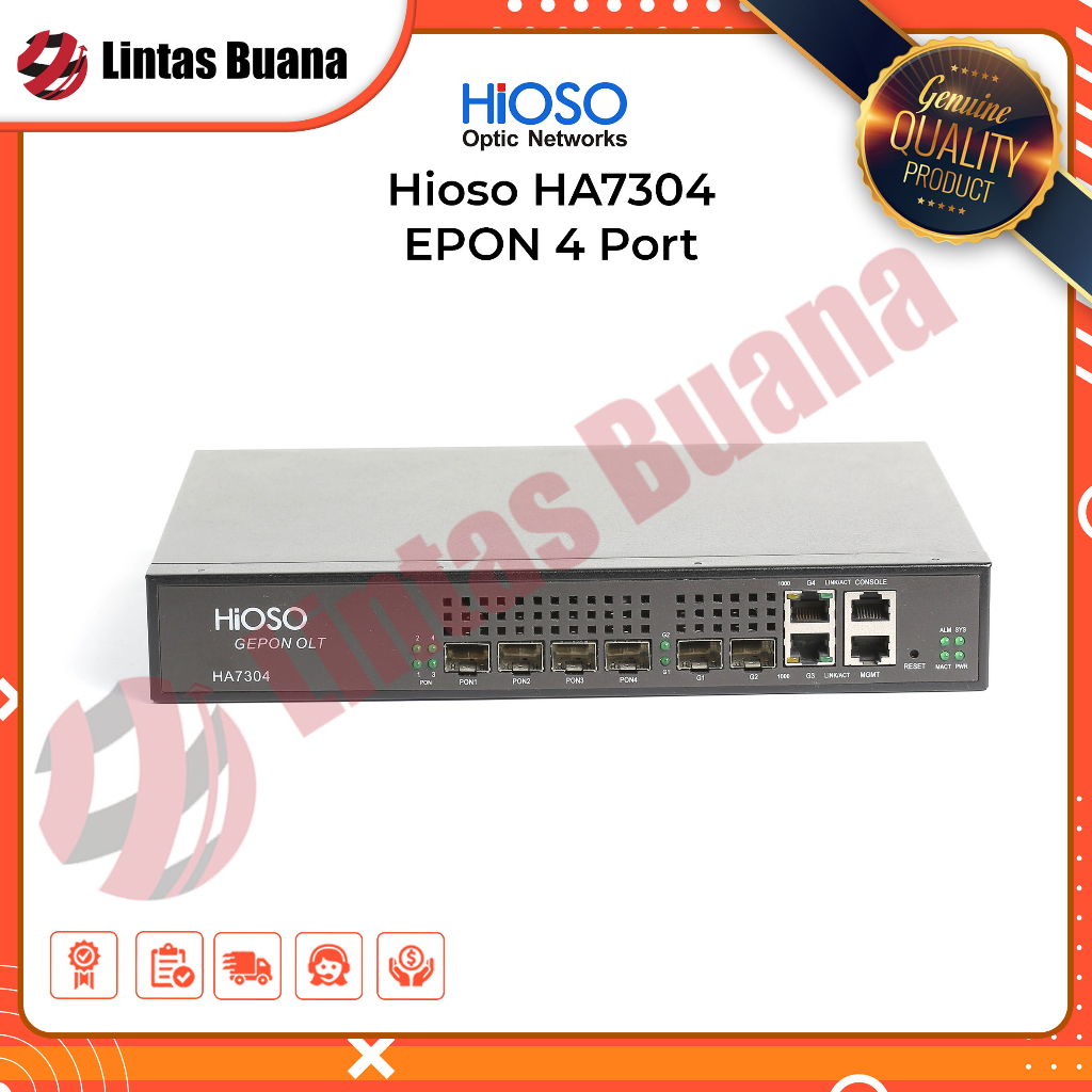 Jual OLT EPON HIOSO HA7304 4 PON Port Non SFP | Shopee Indonesia