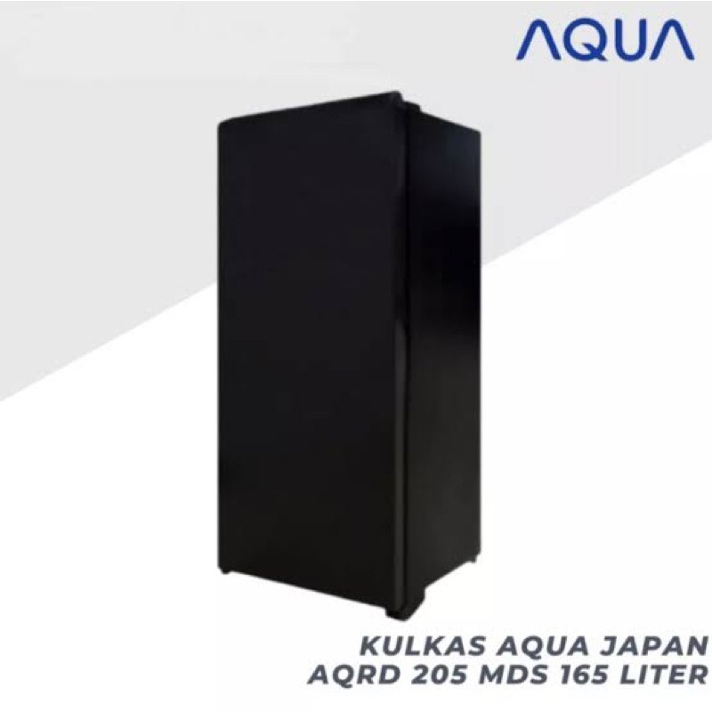 Jual Kulkas Aqua 1 pintu AQR 205 AQR205 MDS AQR 205 MDS Liter Hitam ...