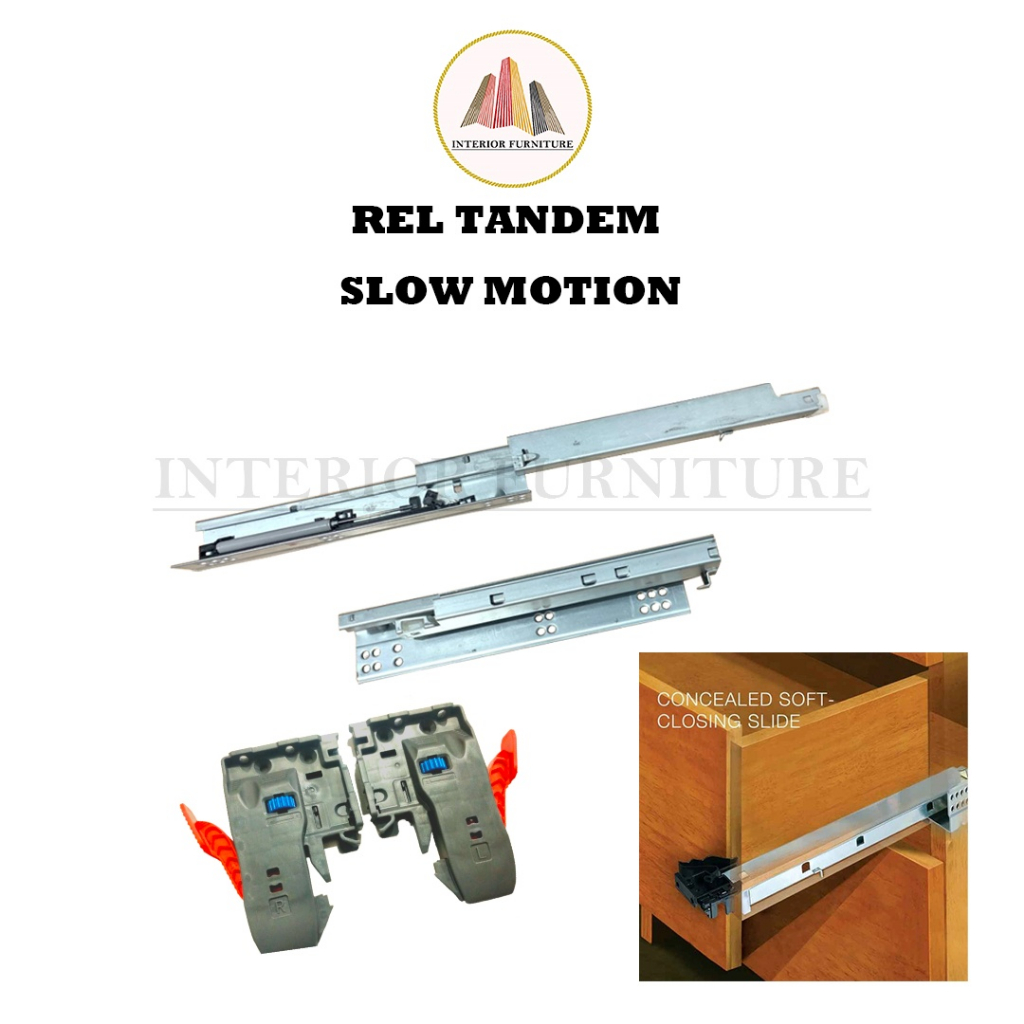 Jual Rel Laci Tandem Slow Motion 25 cm 30 cm 35 cm 40 cm 45 cm 50 cm ...