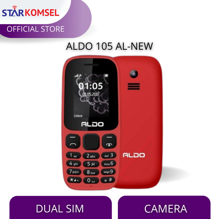 Jual HP ALDO AL105 NEW (HP TELFON / FEATURE PHONE) | Shopee Indonesia