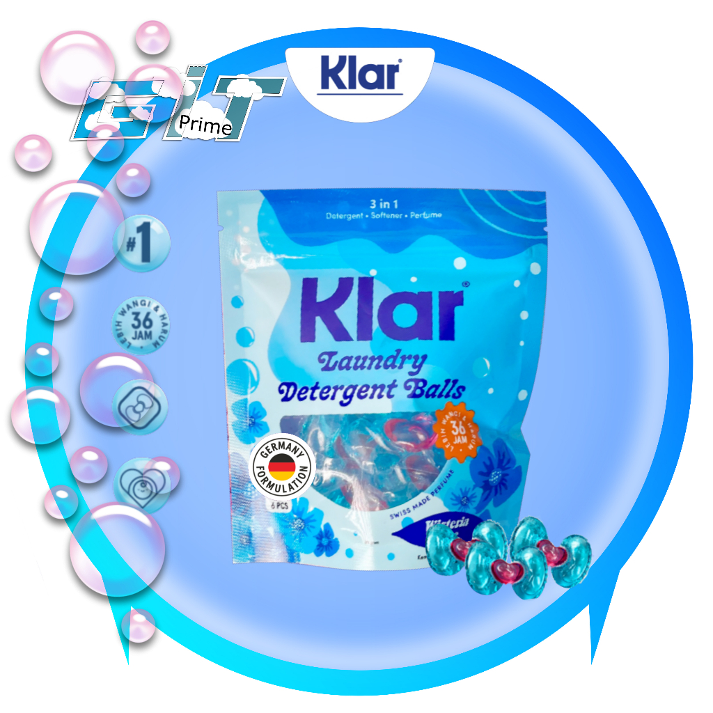 Jual Klar Sabun Cuci Baju Liquid Gel Laundry Detergent Ball 3 in 1 ...