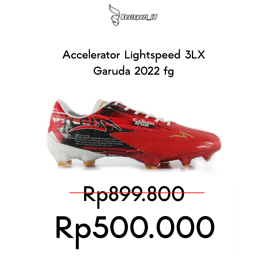 Jual Sepatu Bola SPECS Lightspeed 3LX Elite Garuda Attack 2022 FG ...