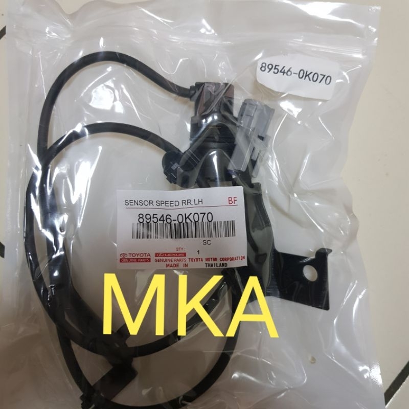 Jual SENSOR ABS BELAKANG KIRI HILUX V160 P/N 89546-0K070 OEM | Shopee ...