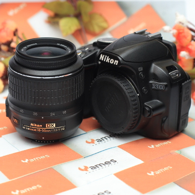 Jual NIKON D3100 Lensa Kit 18-55mm F3.5 Kamera DSLR -Fullset vg | Shopee Indonesia