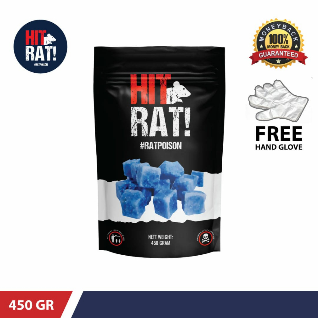 Jual HITRAT 450 Gram Racun Tikus AMPUH Kemasan Lebih Besar Isi Lebih ...