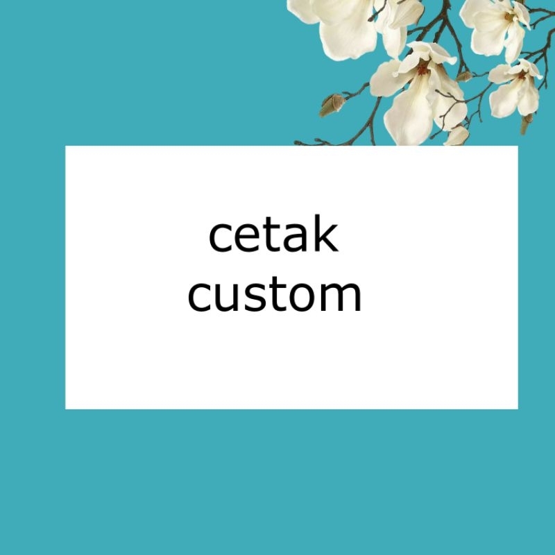 Jual cetak stiker kartu ucapan kartu nama custom design | Shopee Indonesia