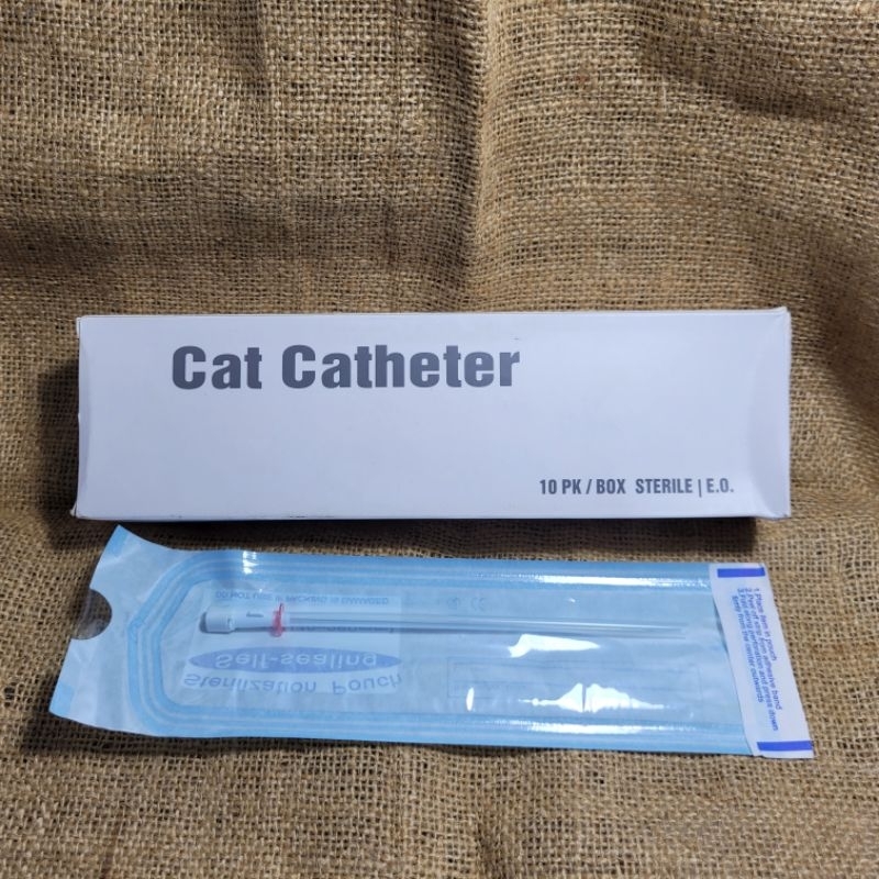Jual Kateter Urine Kucing (Cat Catheter) (3Fr & 4Fr) (with sylet)(Open ...