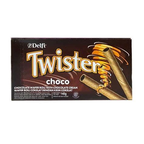 Jual Twister Wafer Roll Choco Delfi 120 g | Shopee Indonesia