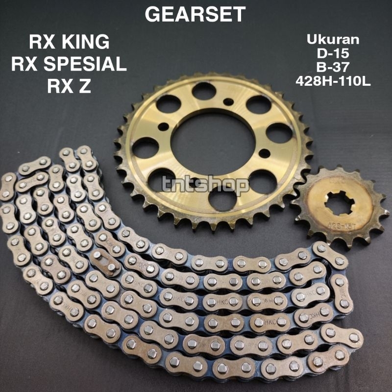 Jual gear gir set RX king RX spesial baja sepuh gearset girset gigi ...