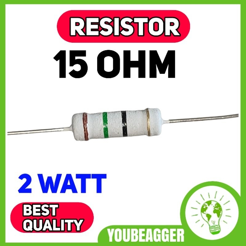 Jual Resistor 15 ohm 2W | Shopee Indonesia