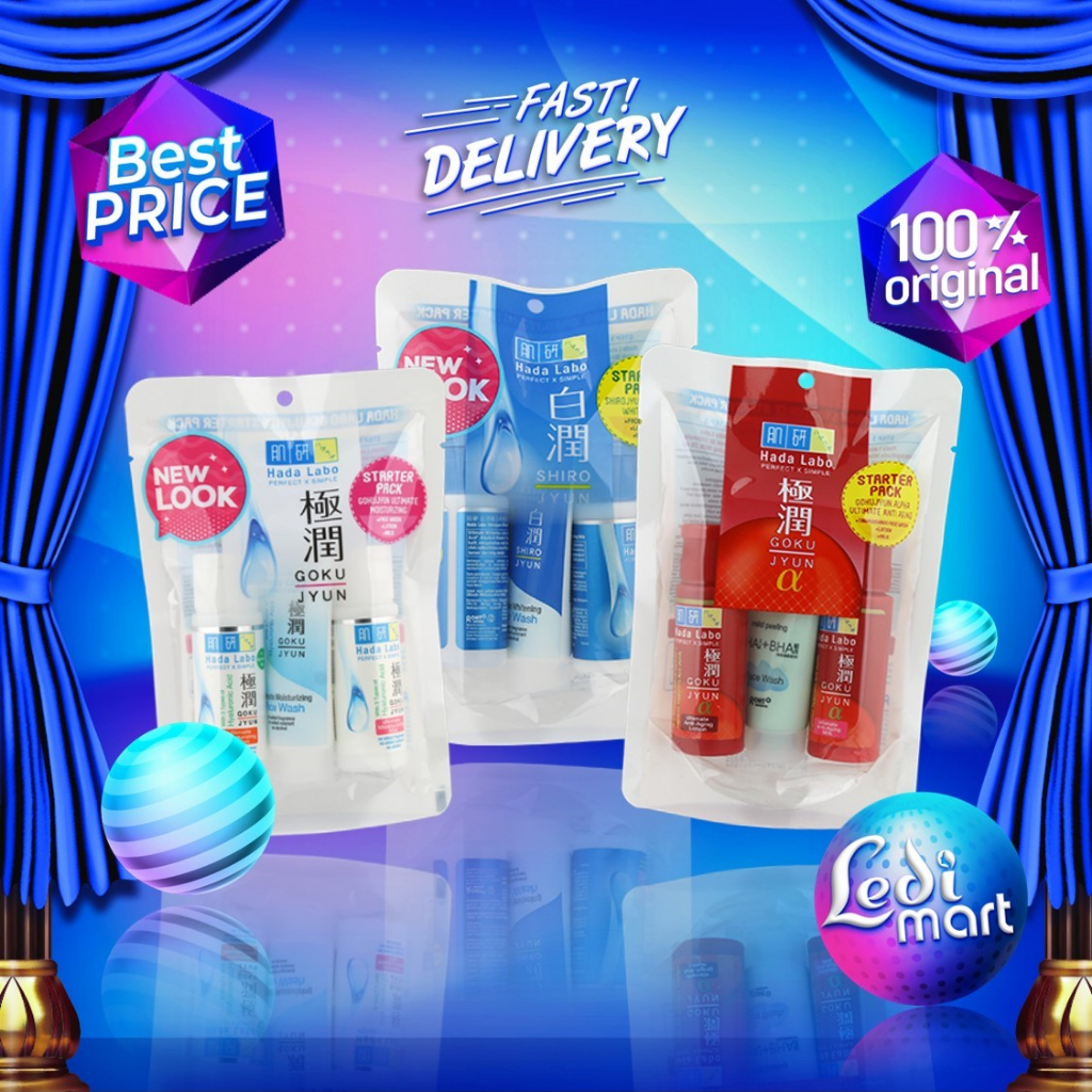 Jual Hada Labo Starter Pack Series - Gokujyun - Shirojyun - Alpha ...