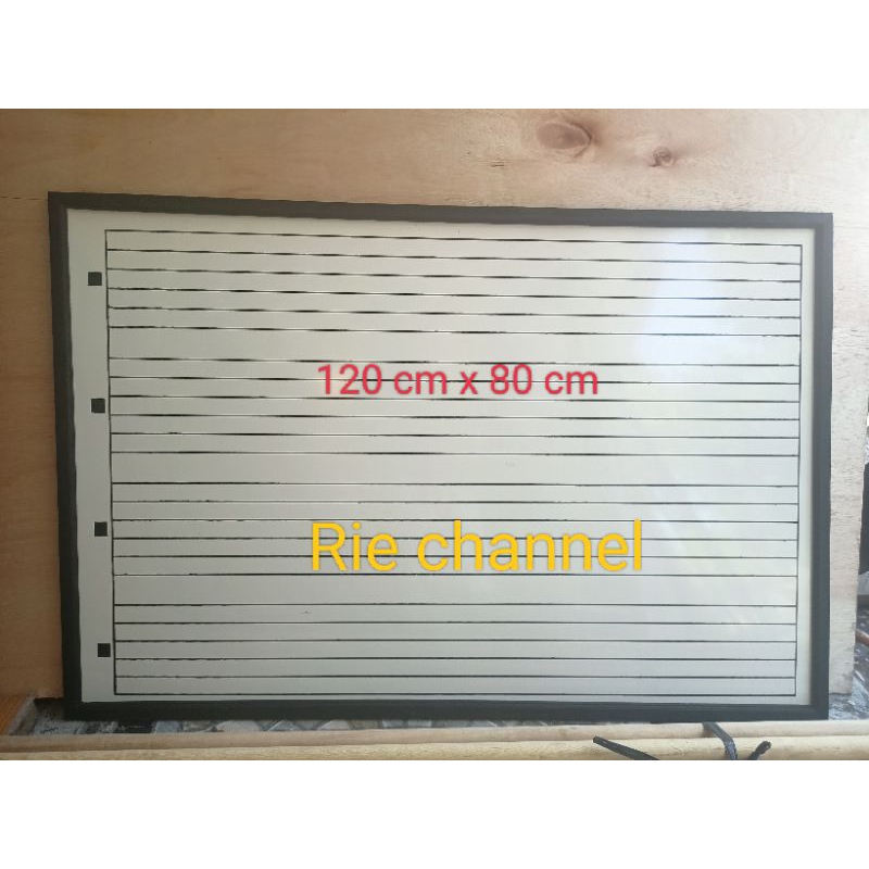 Jual papan tulis tegak bersambung 120x80 cm / papan tulis halus ...