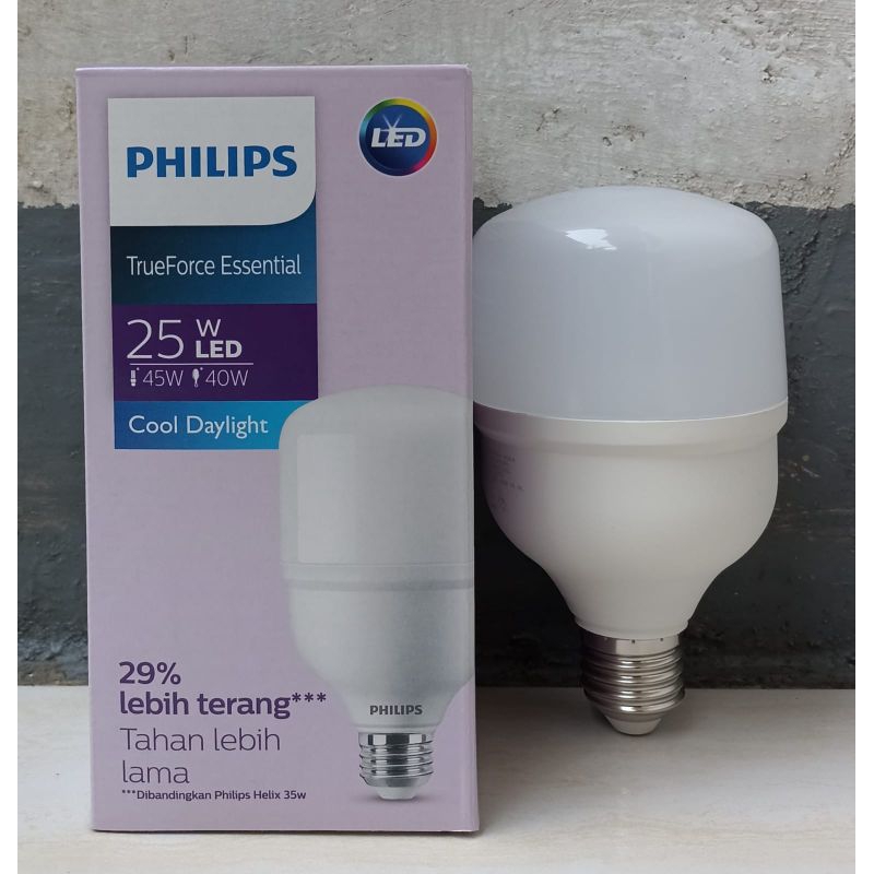 Jual Lampu PHILIPS led true force essential 25,35,45 watt | Shopee Indonesia