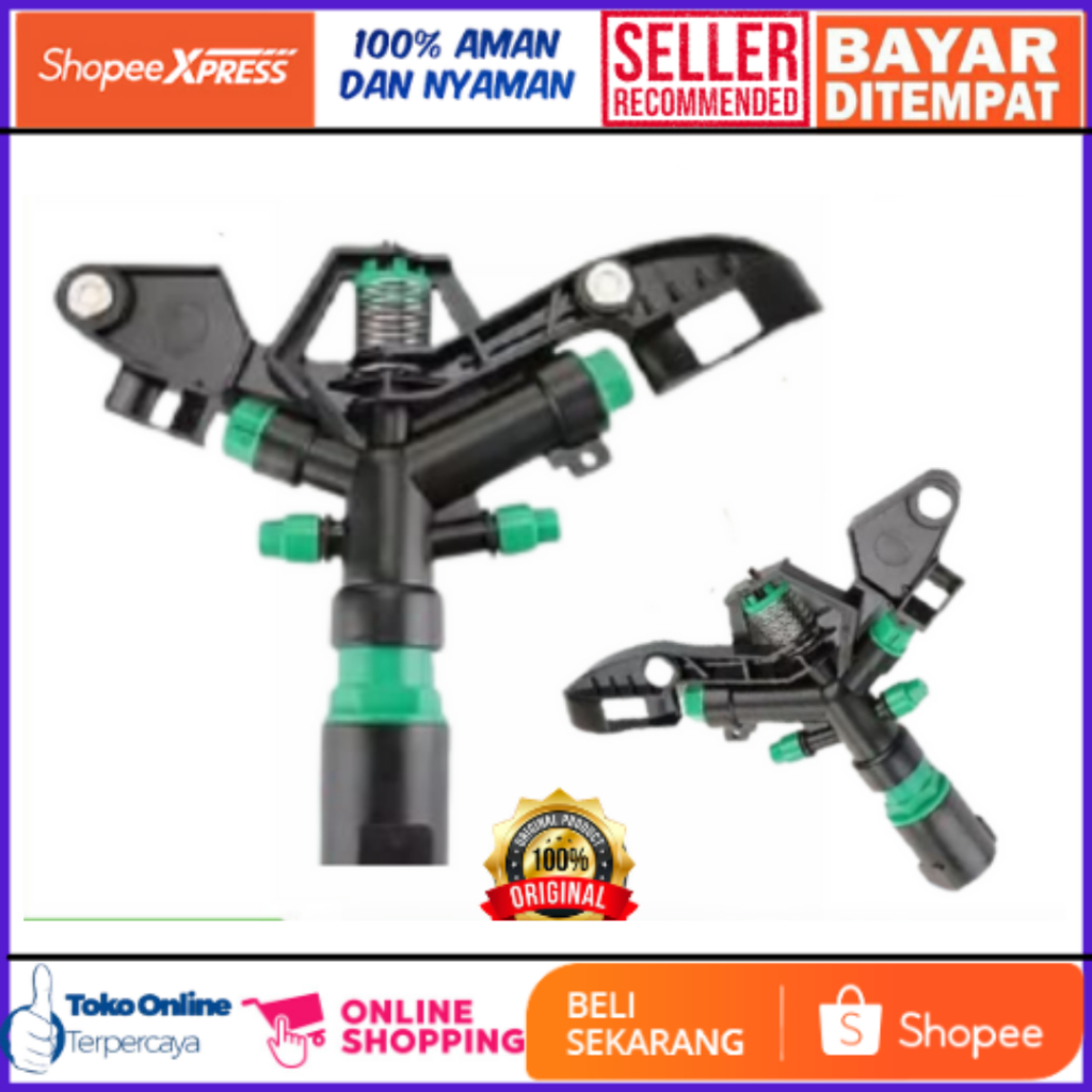 Jual Sprinkler Sprinkle Air Taman Impact Rain Gun Drat 1 SPRINKLER GUN ...