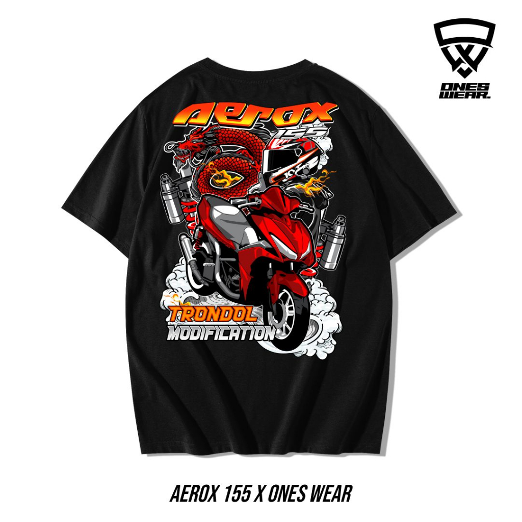 Jual KAOS MOTOR PRIA WANITA YAMAHA AEROX 155 TRONDOL SUNMORI | Shopee Indonesia