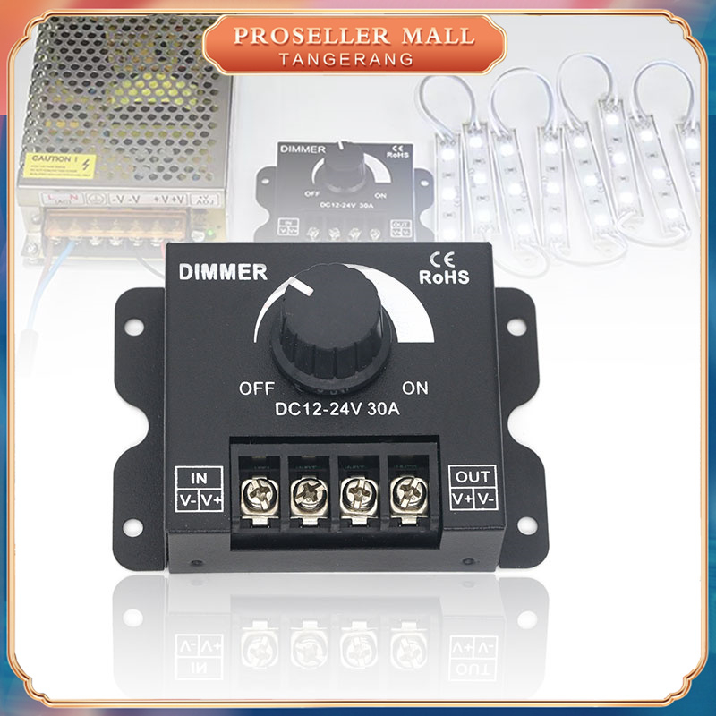 Jual Dimmer LED Strip / Dimmer Lampu LED 12 Volt Pengatur Kecerahan Led ...