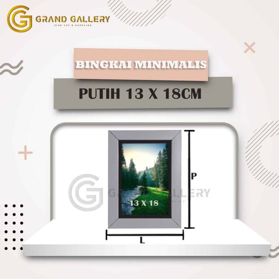 Jual 5R - BINGKAI / FRAME FOTO / FIGURA / BINGKAI Uk 5R (13 X 18 CM ) - PUTIH - HALUS | Shopee ...