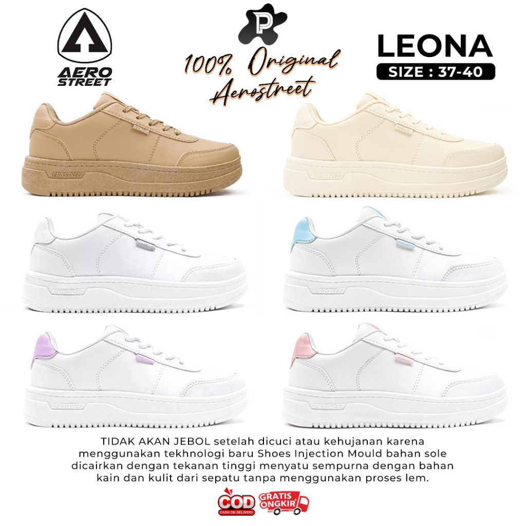 Jual Aerostreet 37-40 Leona Series One Tone Mocca Muda / One Tone ...